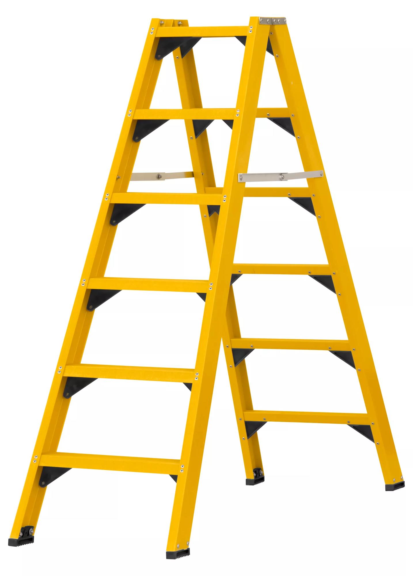 Step Ladder Fibreglass - W.steps